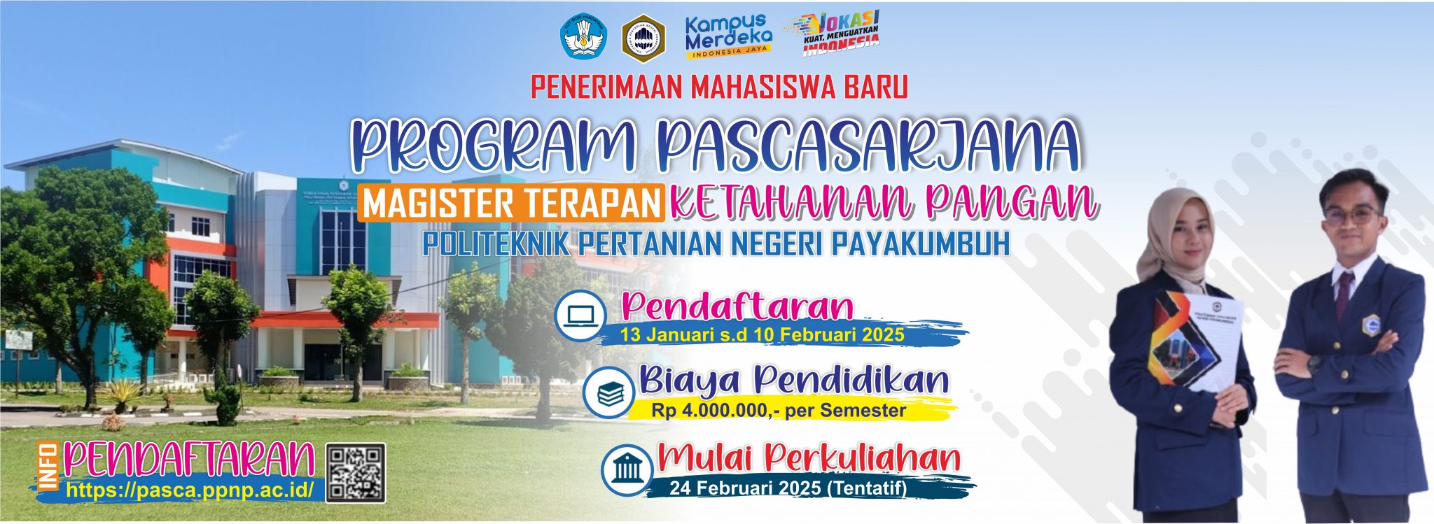 INFO PMB PPNP – 2024 – Politeknik Pertanian Negeri Payakumbuh